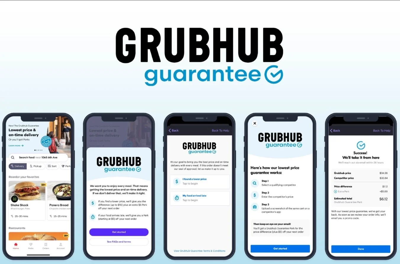Grubhub Guarantee: On-Time Delivery Promise